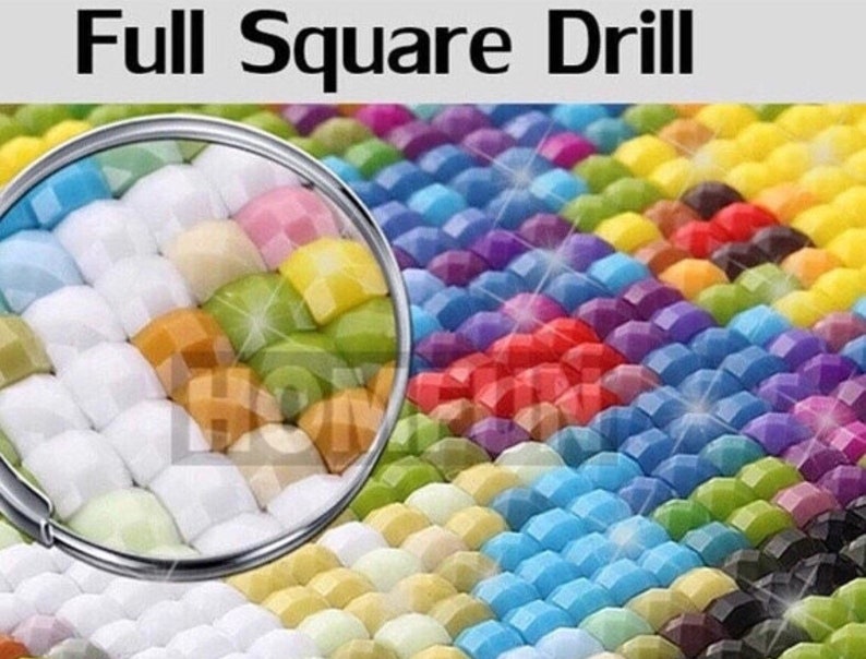 US Seller. 50x40cm Diamond Painting Art kit. Square drills | Etsy