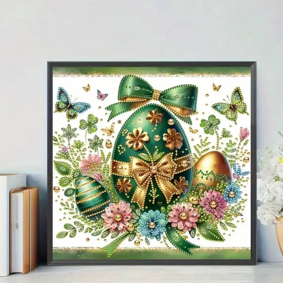 US Seller. 30x30cm Easter Eggs Diamond Painting Kit. Special Drill ...