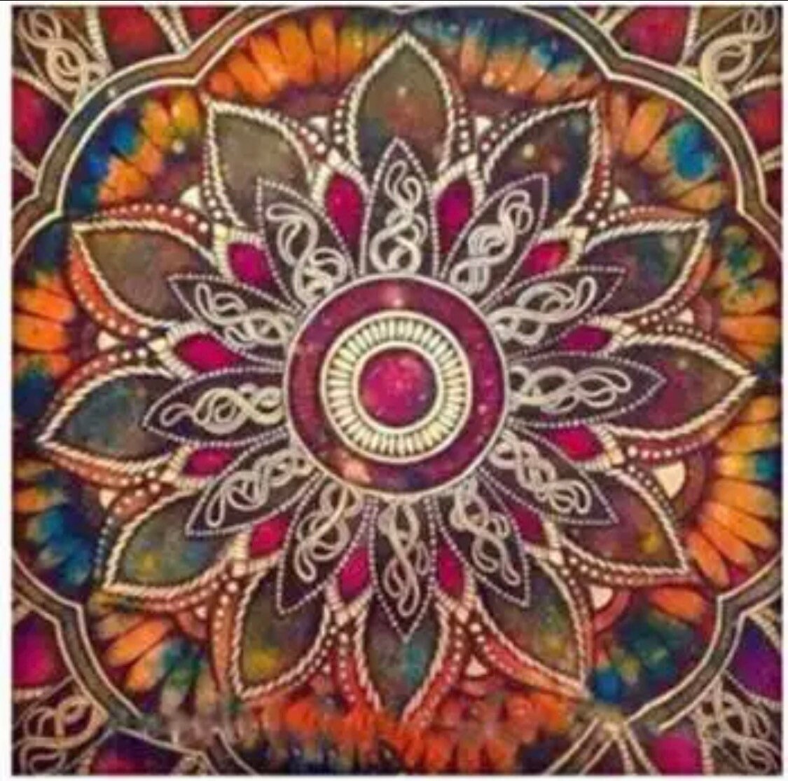 US Shipping 30x30cm Beautiful Colors Mandala Diamond | Etsy