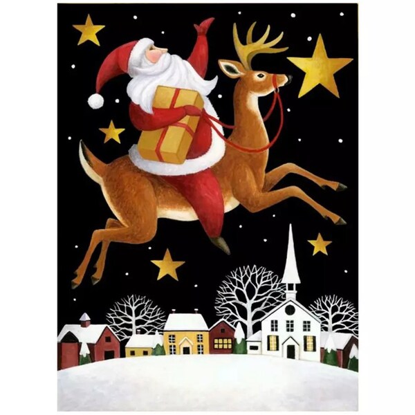 Diamond Painting Full Drill Santa - Etsy