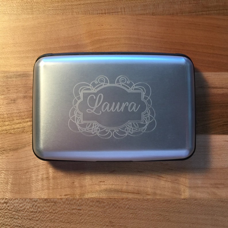 Custom Personalized Laser Engraved Monogram Anodized Aluminum | Etsy