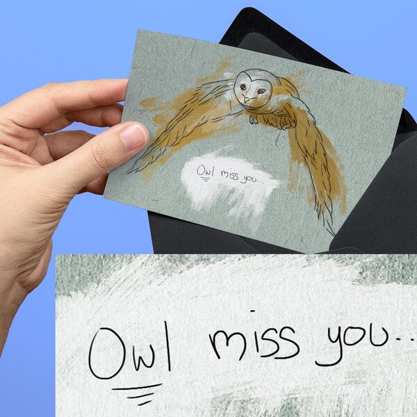 Owl Miss You - Etsy