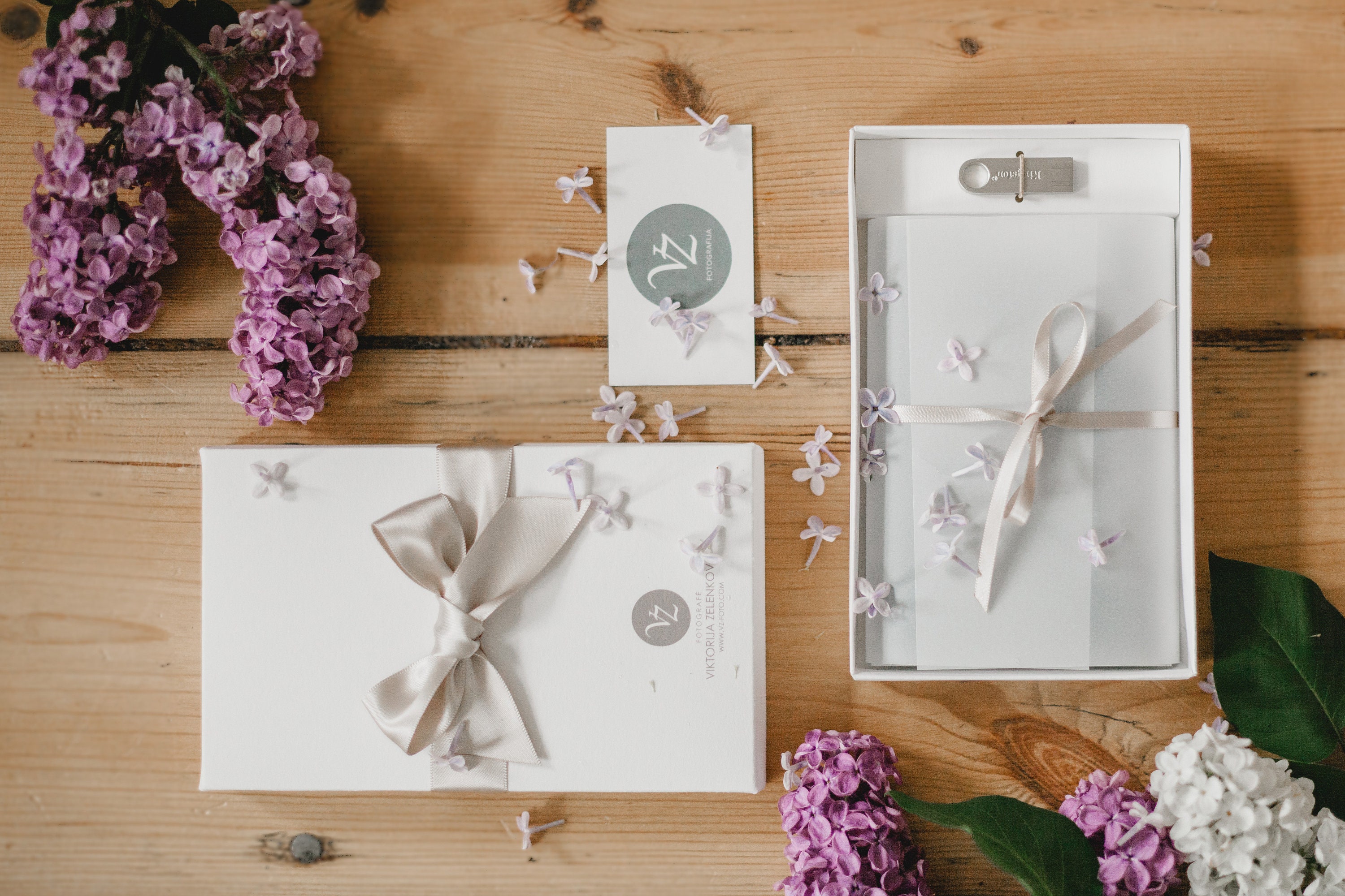 Paper Photo Box Cotton USB Presentation Box Wedding - Etsy UK