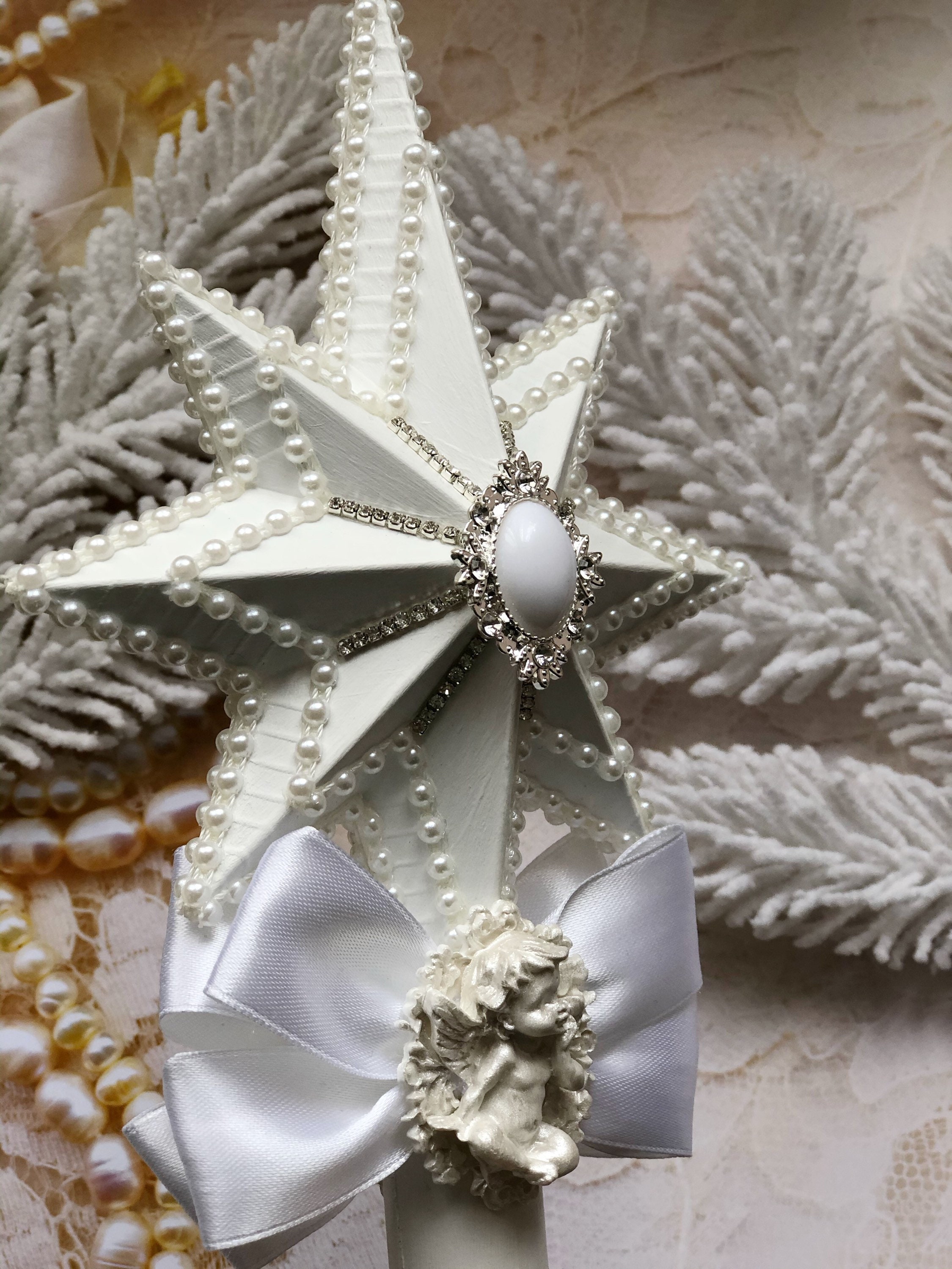 Star Tree Topper for Christmas Tree Silver Tree Topper - Etsy