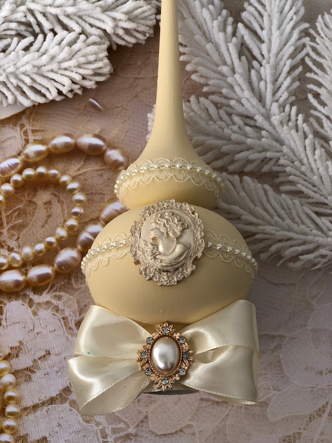 Christmas Tree Topper for Christmas Tree Ivory Tree Topper Christmas ...