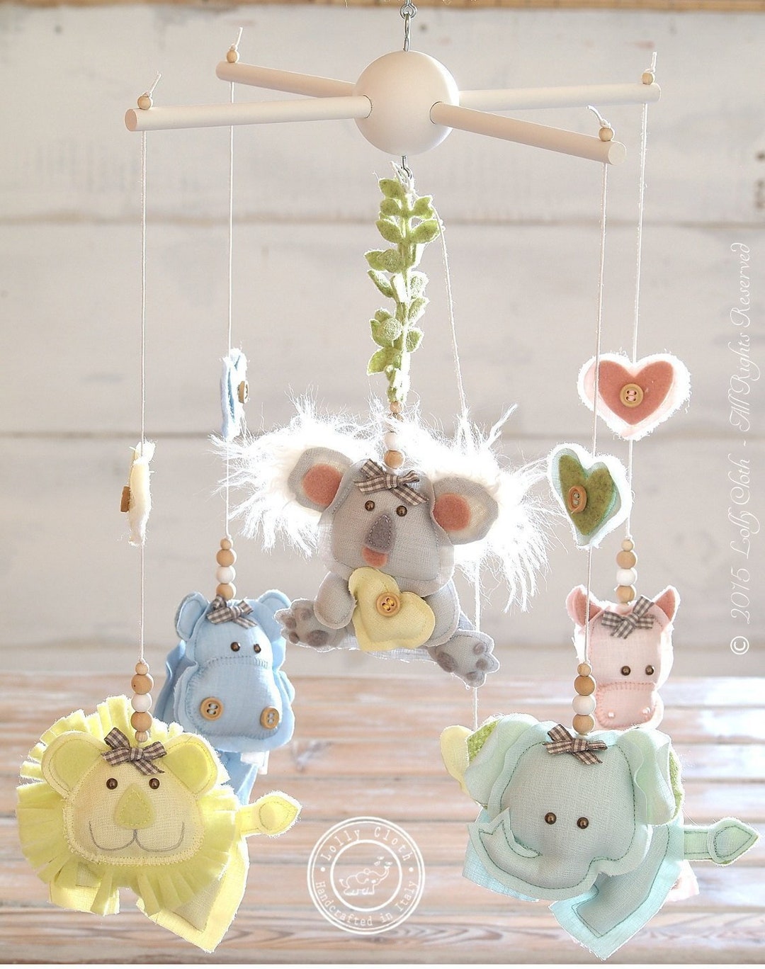 Koala Baby Mobile, Koala Nursery Mobile, Baby Animal Mobile, Safari ...