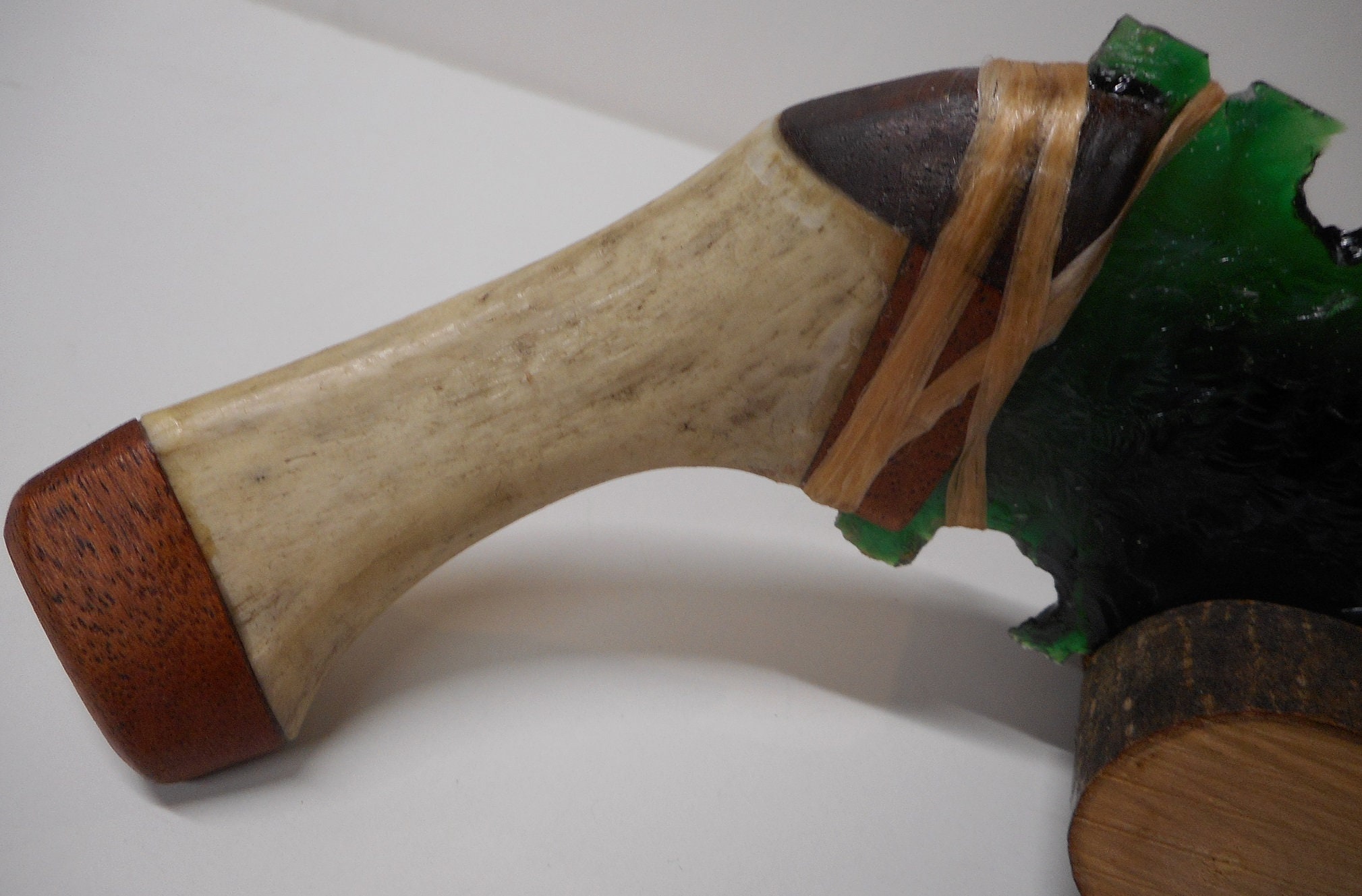 Large Eccentric Deer Crown Handle With Base - Etsy