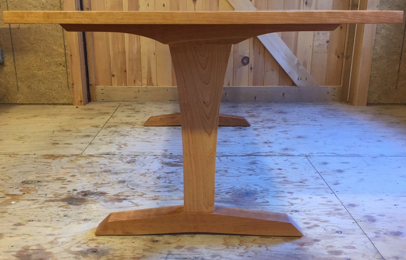 Cherry Trestle Table With Hand Rubbed Oil Finish - Etsy