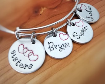 Matching sister bracelet | Etsy