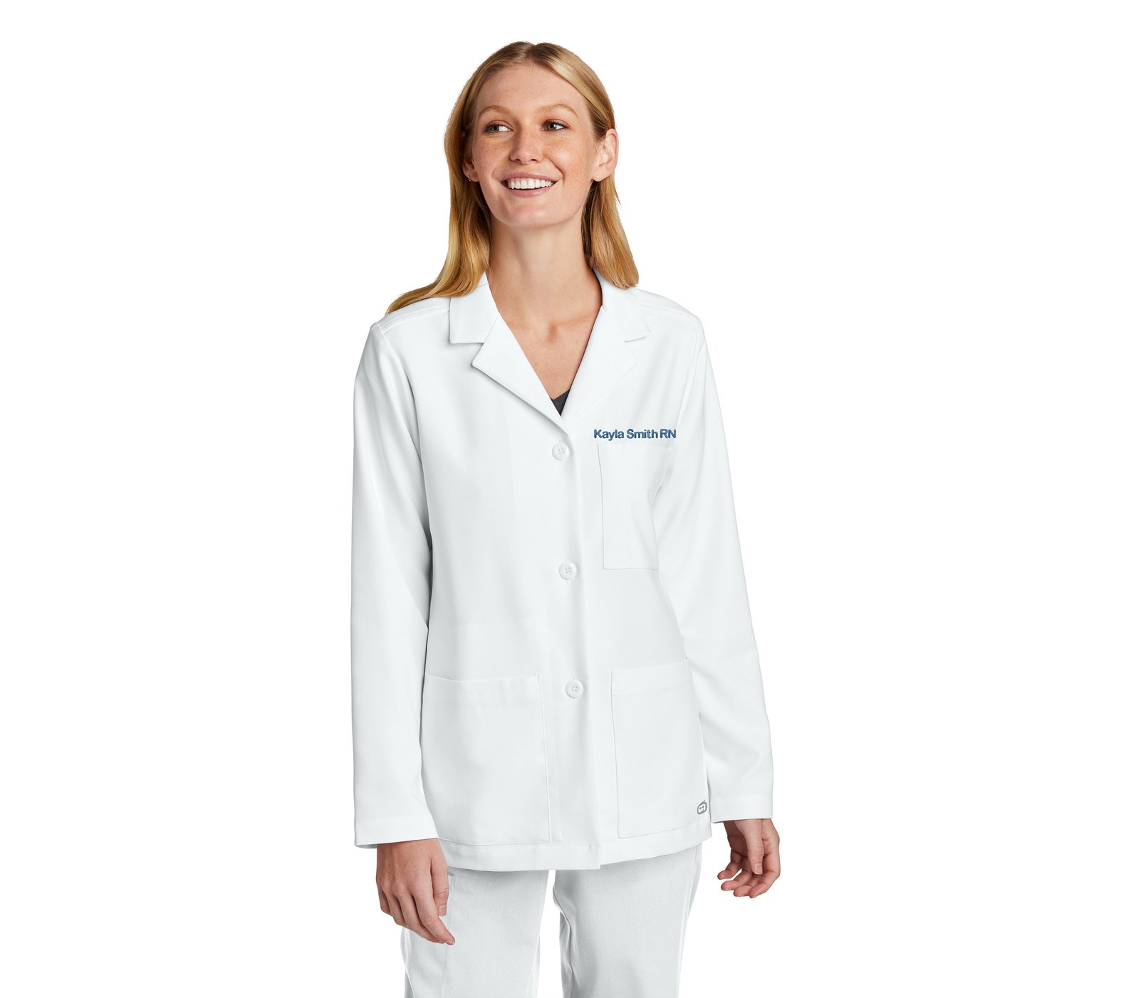 Personalized Womens Consultation Lab Coat With Custom Embroidered Name ...
