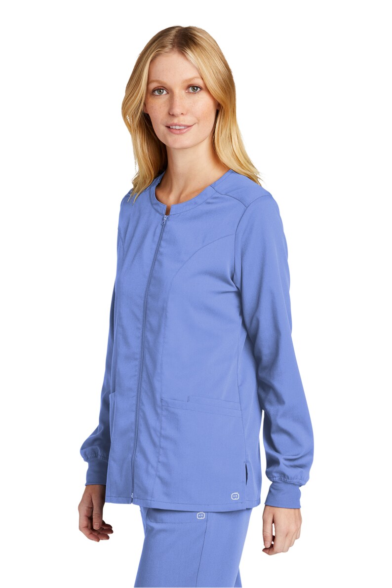 Personalized Womens Scrubs Jacket Custom Embroidered Text or Name ...