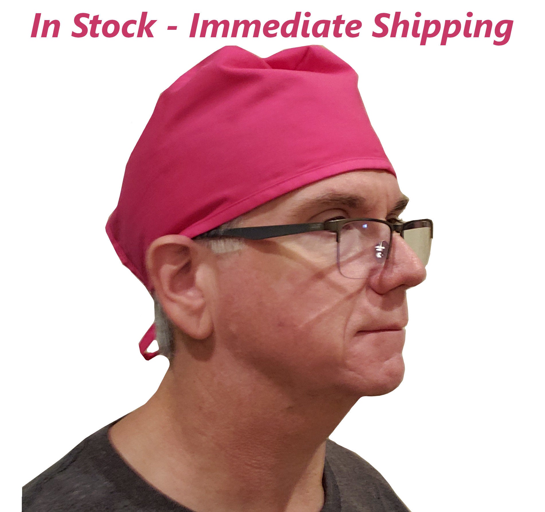Pink Scrub Cap Surgical Hat Nurse Doctor Cap Veterinarian - Etsy