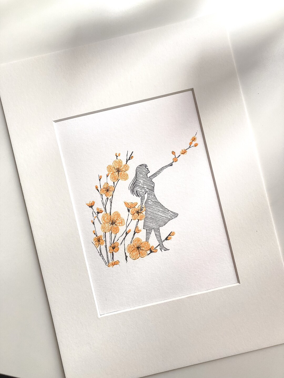 Printable Art Greeting Card, Minimal Card, Digital Download, Boho Card ...