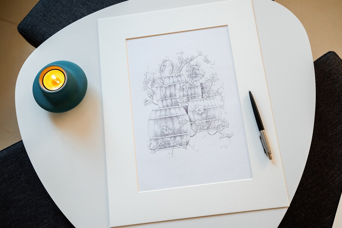 Original Ink Drawing, Abandoned House Print Gift Wall Decor - Etsy