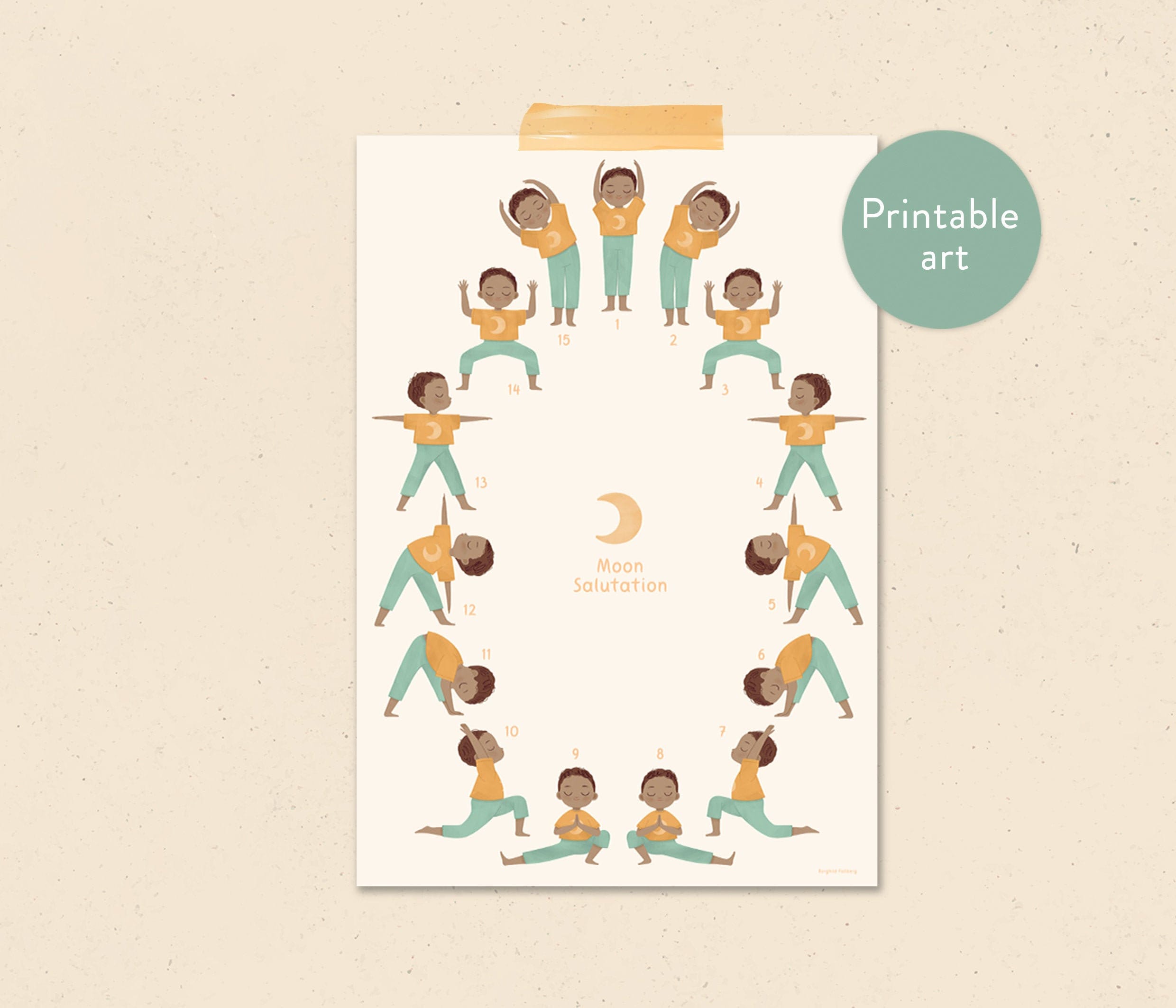 Moon Salutation Vinyasa