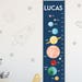 Solar System Growth Chart Personalized Canvas Growth Chart - Etsy