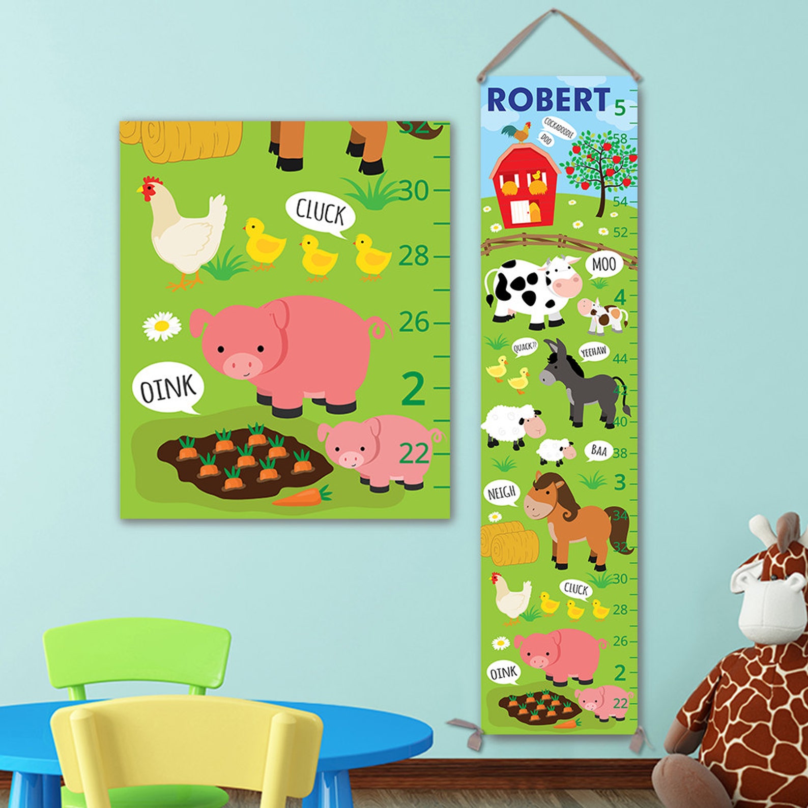 Farm Growth Chart GC4004S | Etsy