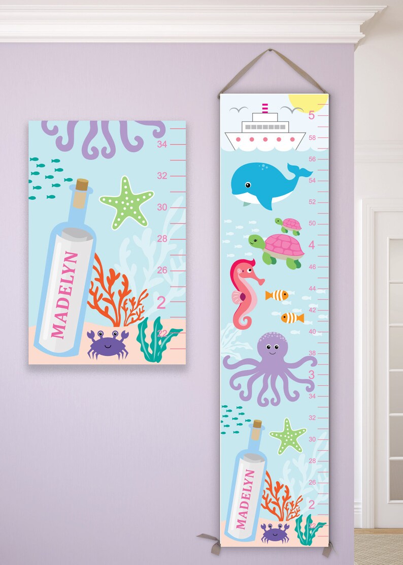 Ocean Growth Chart Ocean Nursery Decor Ocean Animals Ocean Etsy ocean-growth-chart-ocean-nursery-decor-ocean-animals-ocean-etsy