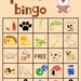 Pets Bingo Game for Kids, Printable Bingo Cards, 20 Cards Kids Game ...