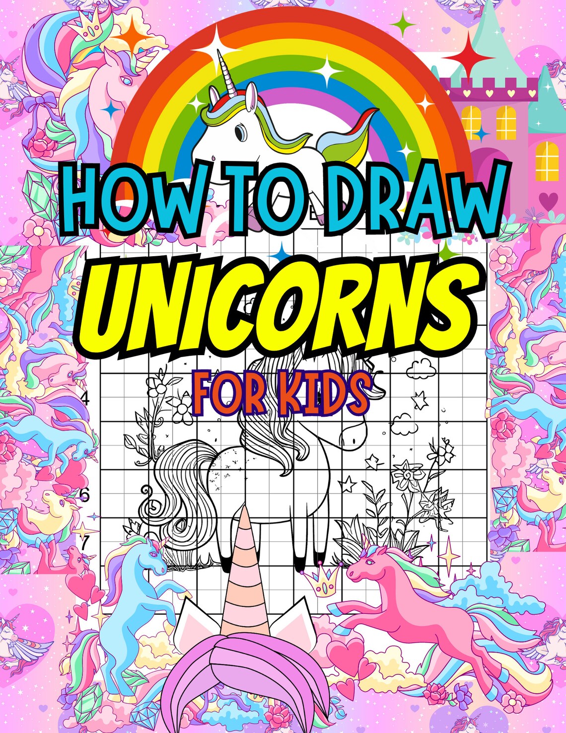 Printable Kids How to Draw Unicorns for Kids to Draw Unicorns Book for ...