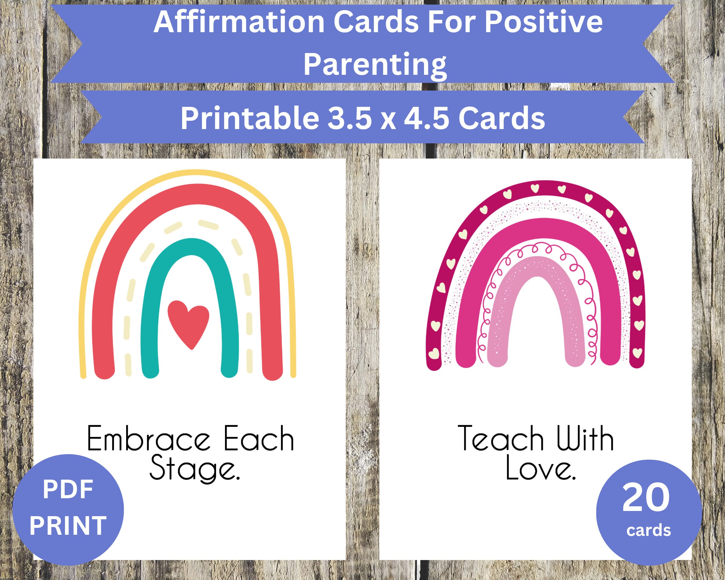 Parenting Affirmation Cards Positive Parenting Cards - Etsy