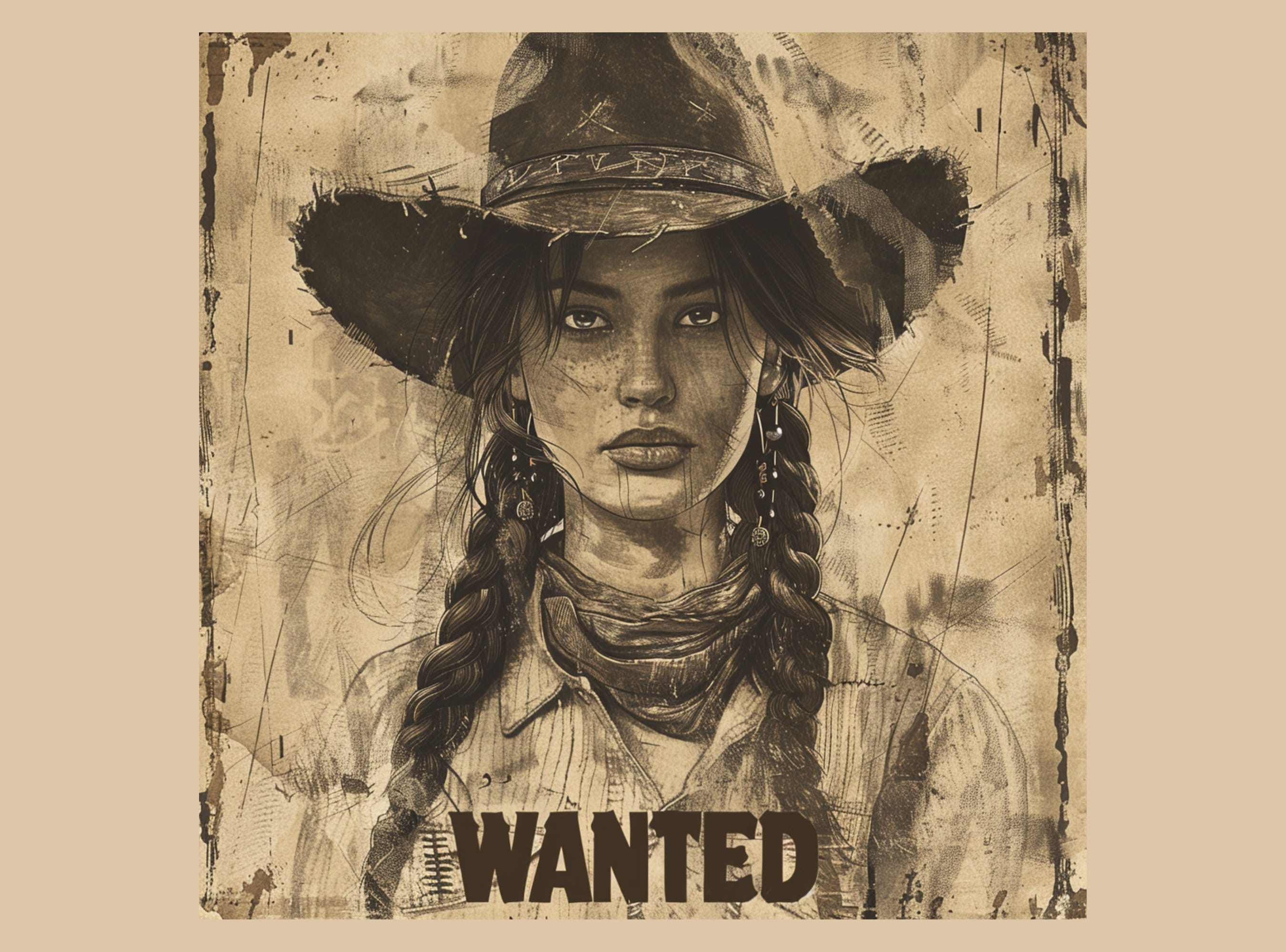Cowgirl Wanted Poster Mugshots 5 PNG Cowgirl Mugshots, Vintage Western ...