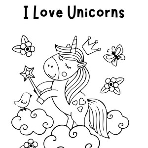 Printable Kids How to Draw Unicorns for Kids to Draw Unicorns Book for ...