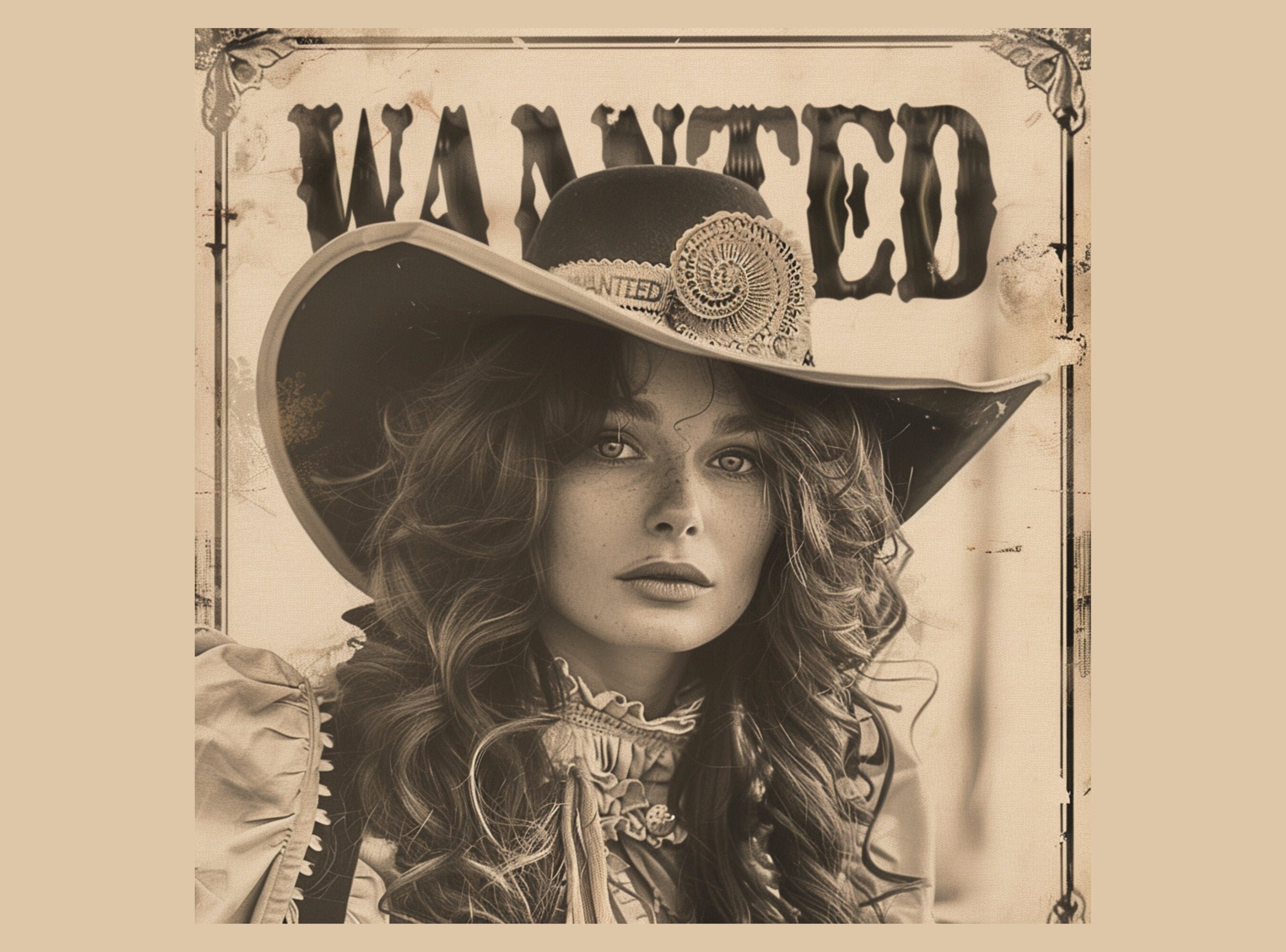 Cowgirl Wanted Poster Mugshots 5 PNG Cowgirl Mugshots, Vintage Western ...