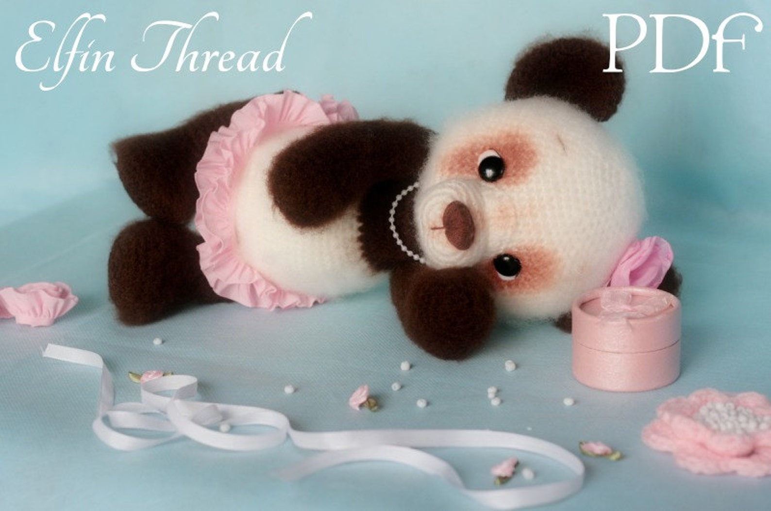 Elfin Thread - Panda Bear Amigurumi PDF Pattern ( Crochet Panda Bear ...