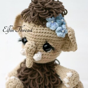 Elfin Thread- Maura the Chibi Mammoth Amigurumi PDF Pattern (crochet ...