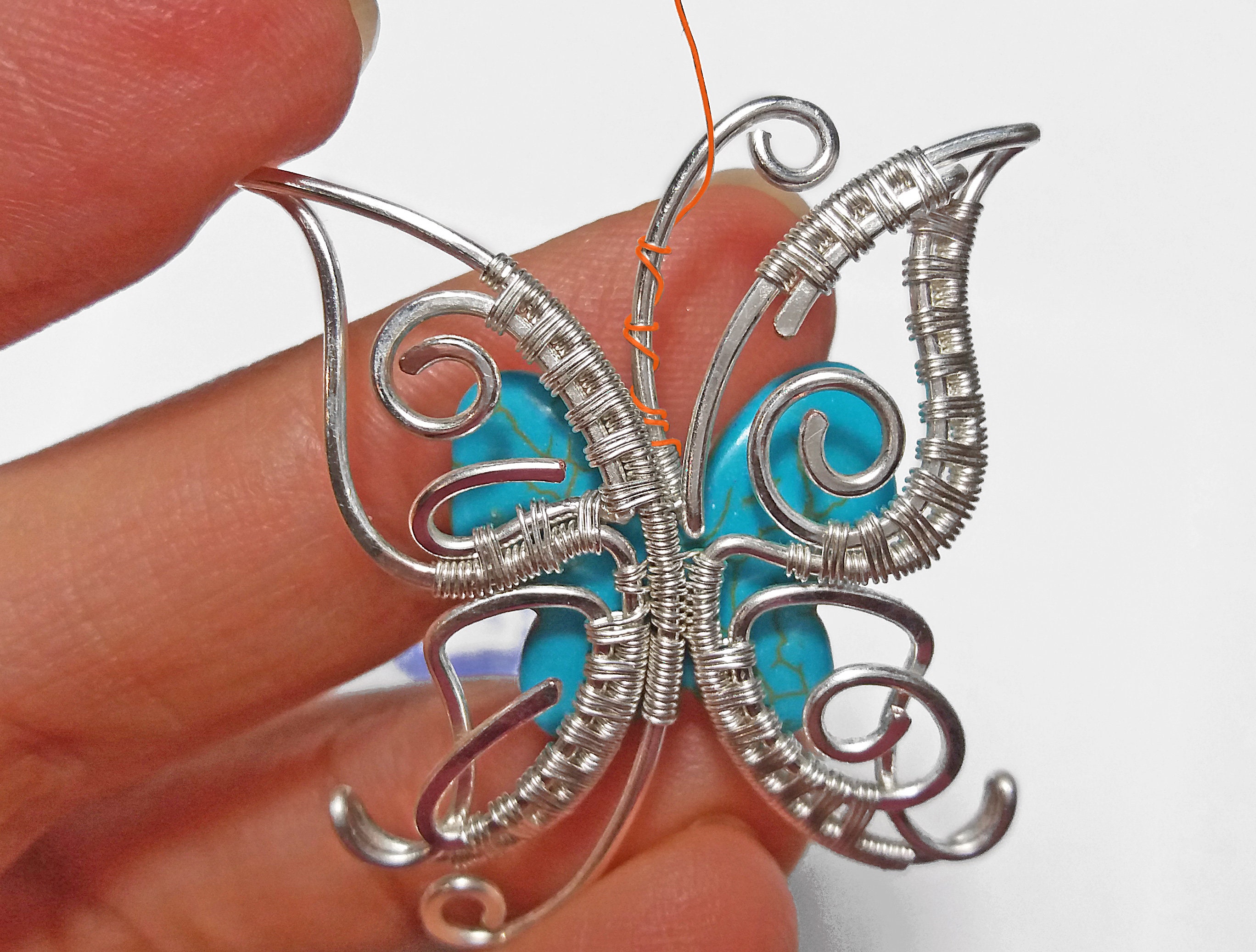 Tutorial Butterfly Half-mobile Wire Wrapping - Pdf - English Version - Etsy