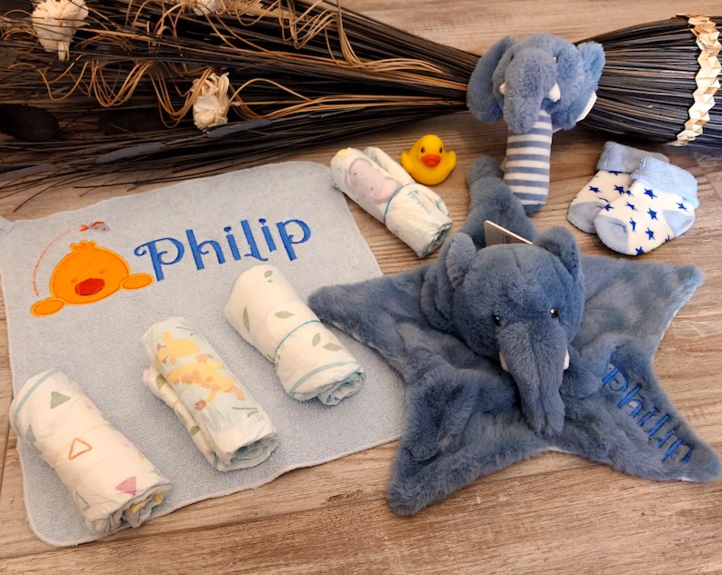 Diaper Cake, Baby Gift, Baby Gift Set, Personalized Baby Gift, Present ...