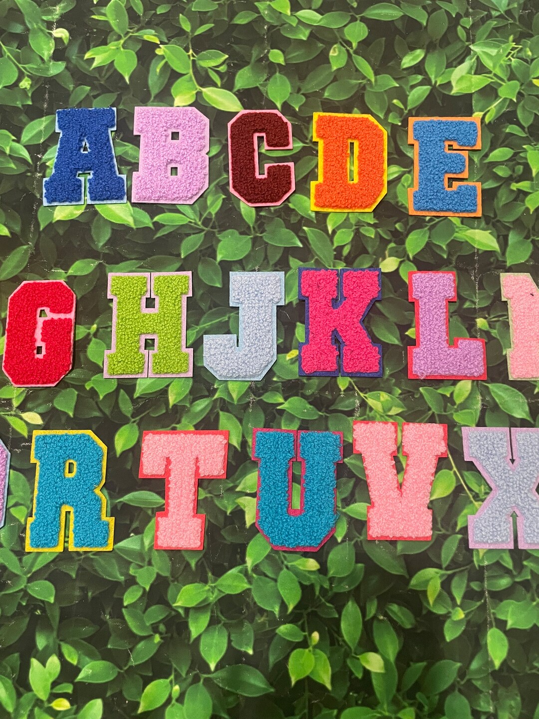 Chenille Patch, Letter Iron on Patch, Varsity Letter Chenille Iron on ...