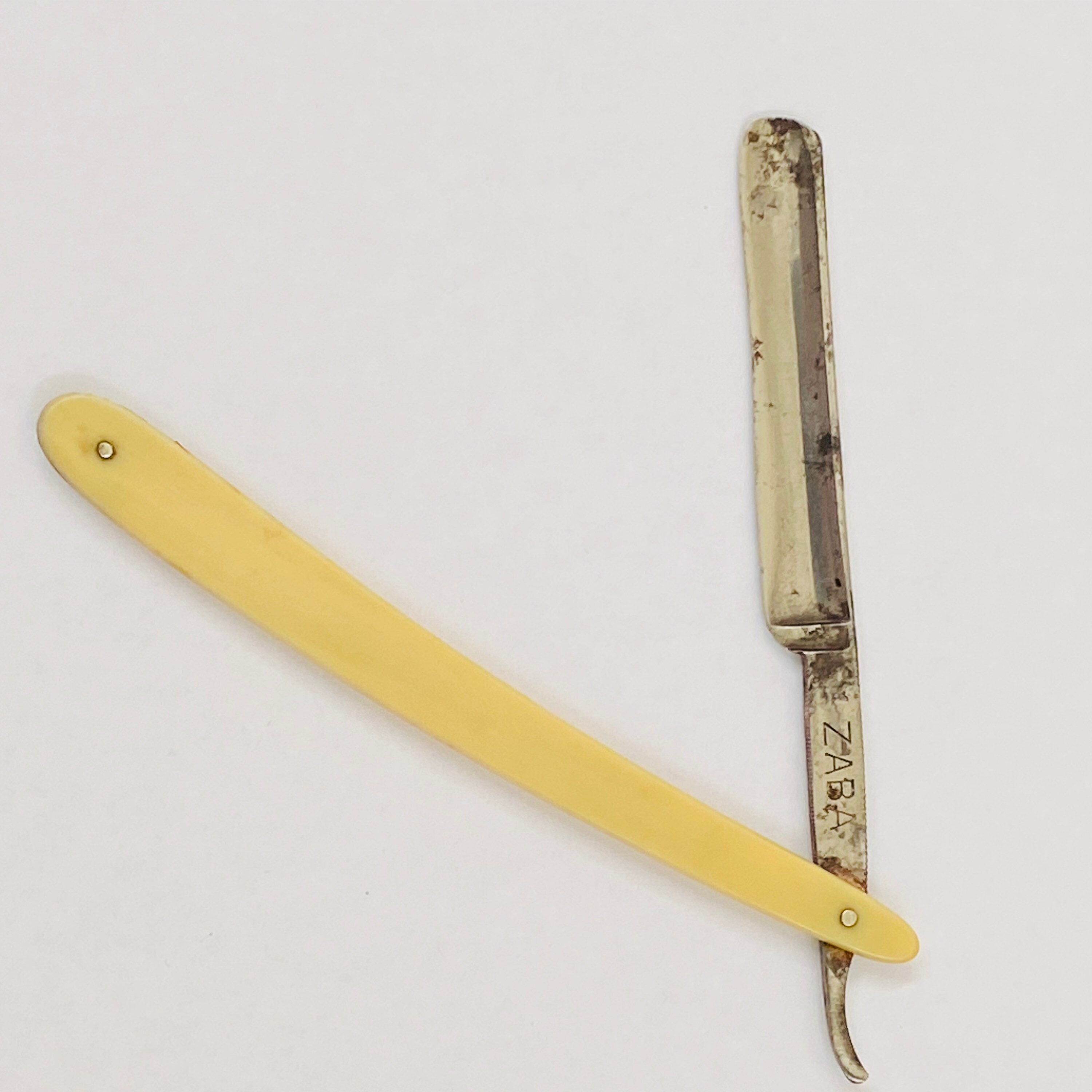 Vintage cut Throat razor Zaba 1 made and ground in Germany | Etsy