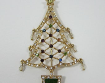 Avon Christmas Tree Brooch - Etsy