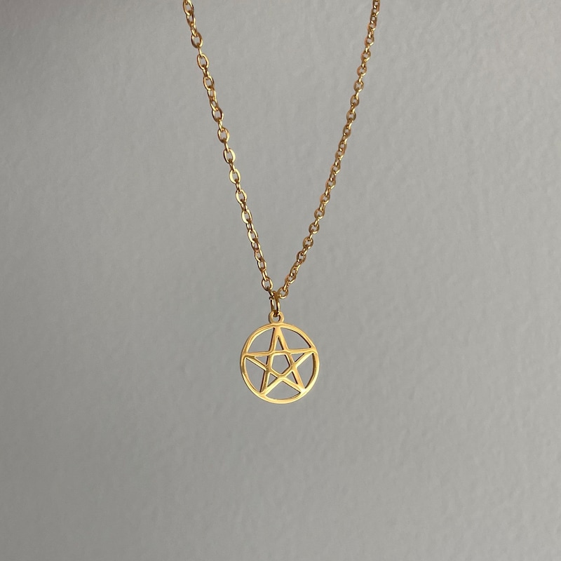 Pentacle Necklace - Etsy