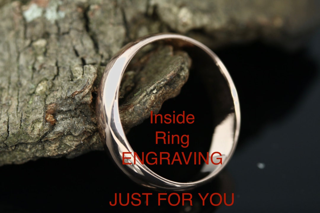 Engraved Your Ring, Custom Personalized Inside Ring Engraving - Add ...