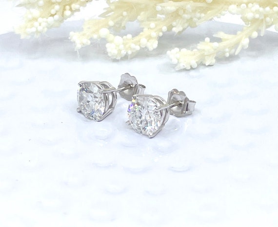 Etsy moissanite earrings store