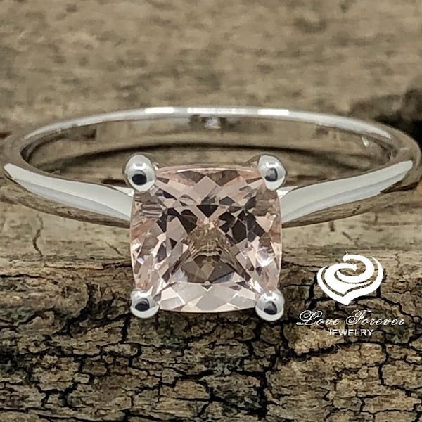 White Gold Morganite - Etsy