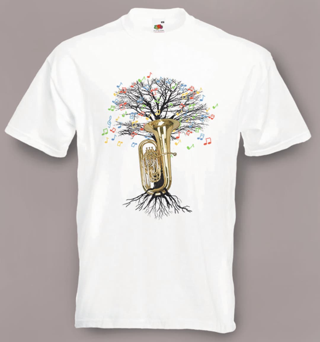 Tuba T-shirt Musical Tree Tubaist or Tubist in All Sizes - Etsy