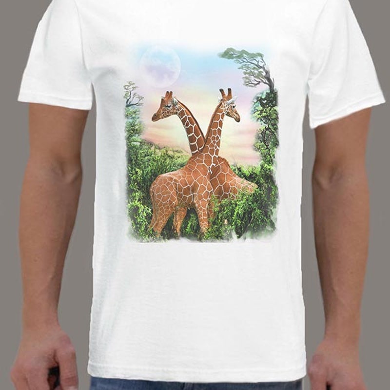 Giraffe T Shirt - Etsy