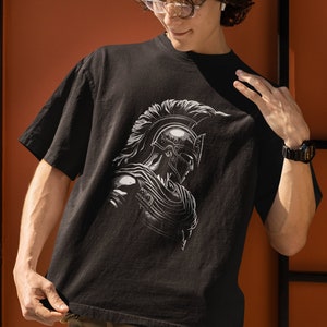 Spartan T-shirt Gladiator Warrior Emblem Spartacus Lady Fit Tee T Gift ...