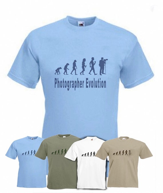 Evolution to Photographer T-shirt Funny Photography T-shirt | Etsy