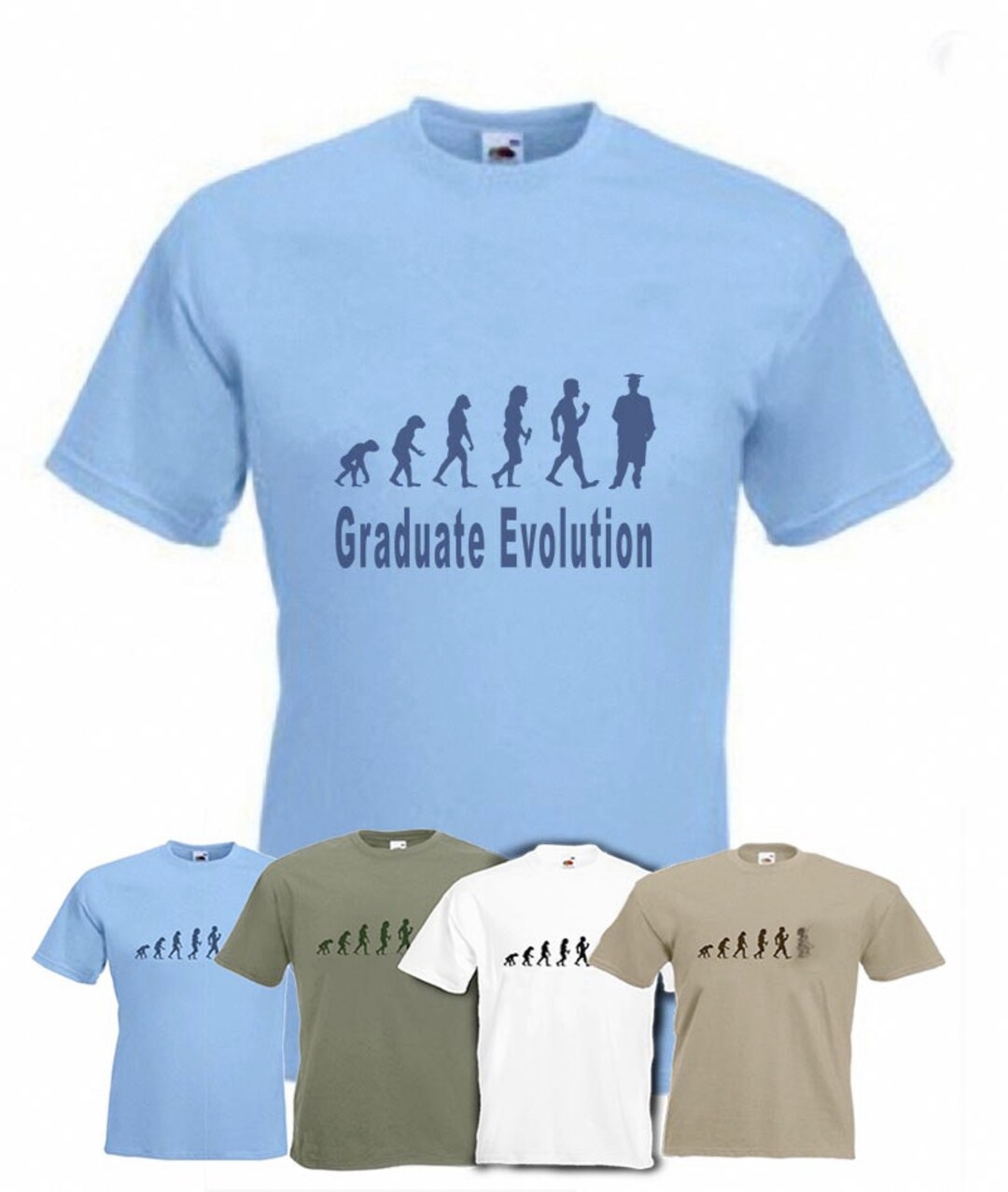Evolution to Graduate T-shirt Funny Graduation T-shirt Sizes - Etsy