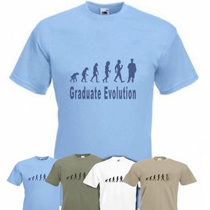 Evolution to Graduate T-shirt Funny Graduation T-shirt Sizes - Etsy