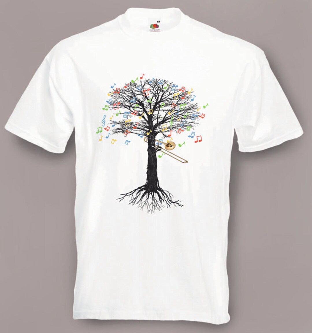 Trombone T-shirt Musical Tree Brass in All Sizes - Etsy