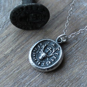 Saint Hubertus-patron Saint-stag Medieval Wax Seal Charm Sterling ...