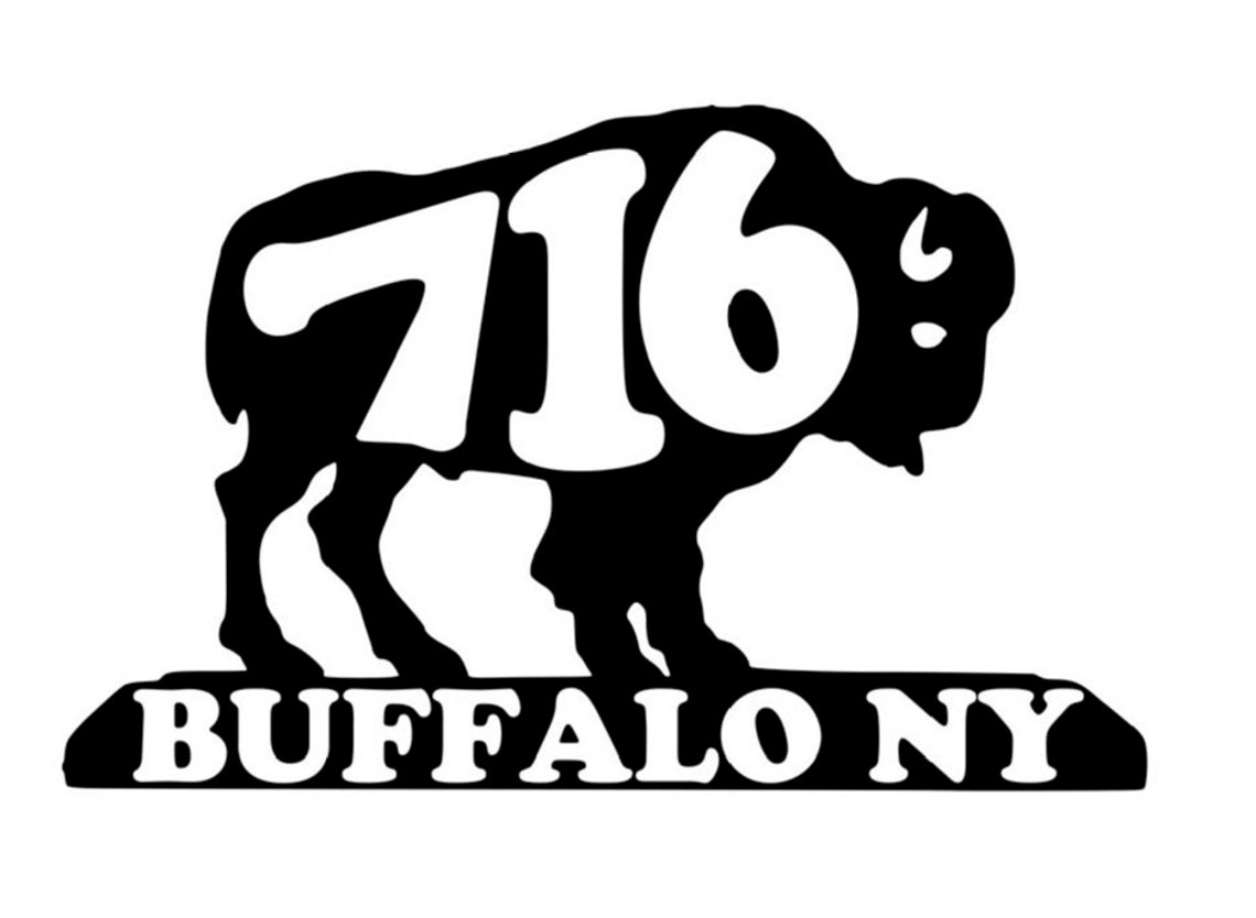 Buffalo vinyl city of buffalo stickers 716 vinyl sticker | Etsy