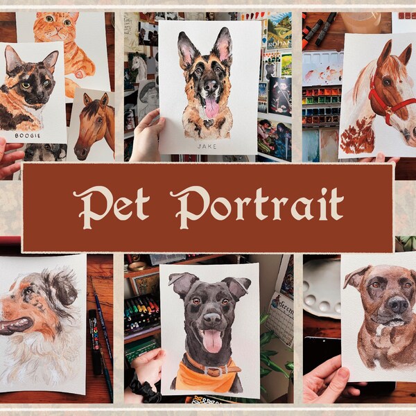 Custom Pet Artist - Etsy