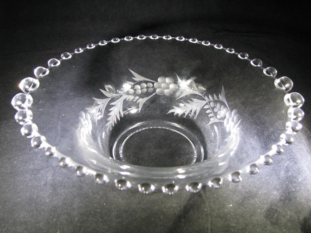 Imperial CANDLEWICK Pattern Glass 10 1/2" Belled Bowl 400/63B With ...